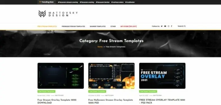 Top 34 Free Twitch Overlay Templates for 2025