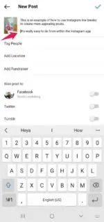 How to Create Instagram Line Breaks & Your Best Posts Yet