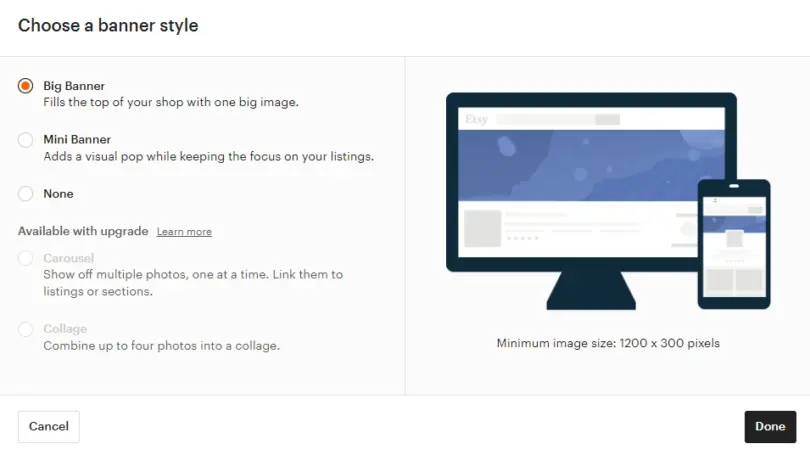Etsy Banner Size Guide & Best Practices
