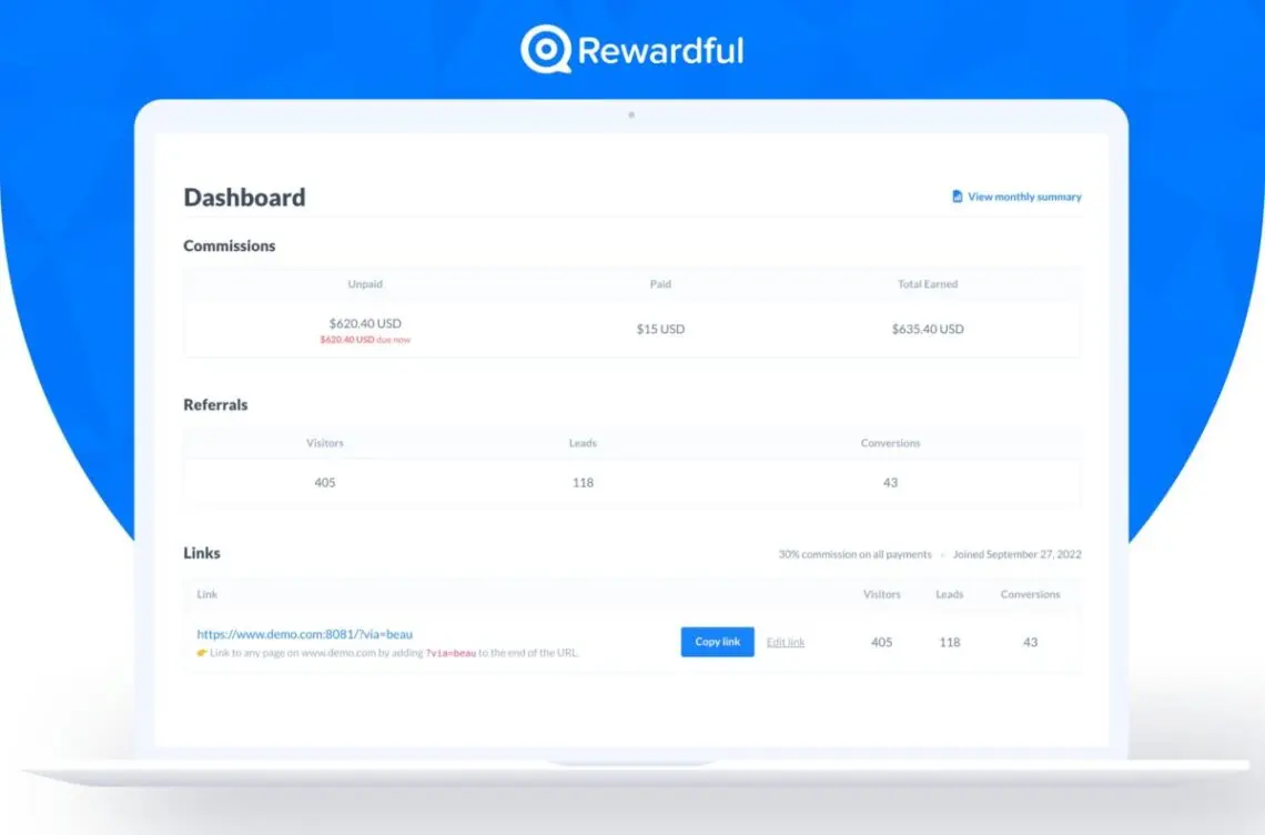 Rewardful Review | Pricing & Features (2025) - Affiliate Marketing Software