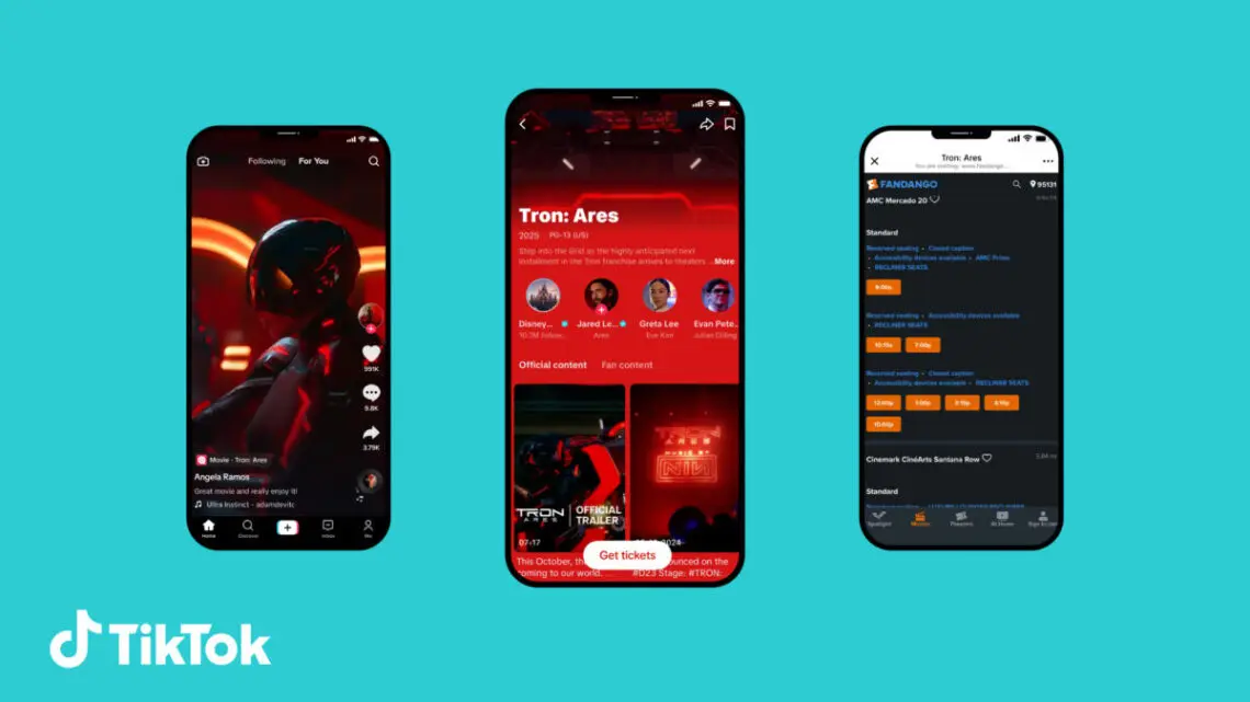 TikTok Rolls Out Movie Ticket Purchases via TikTok Spotlight